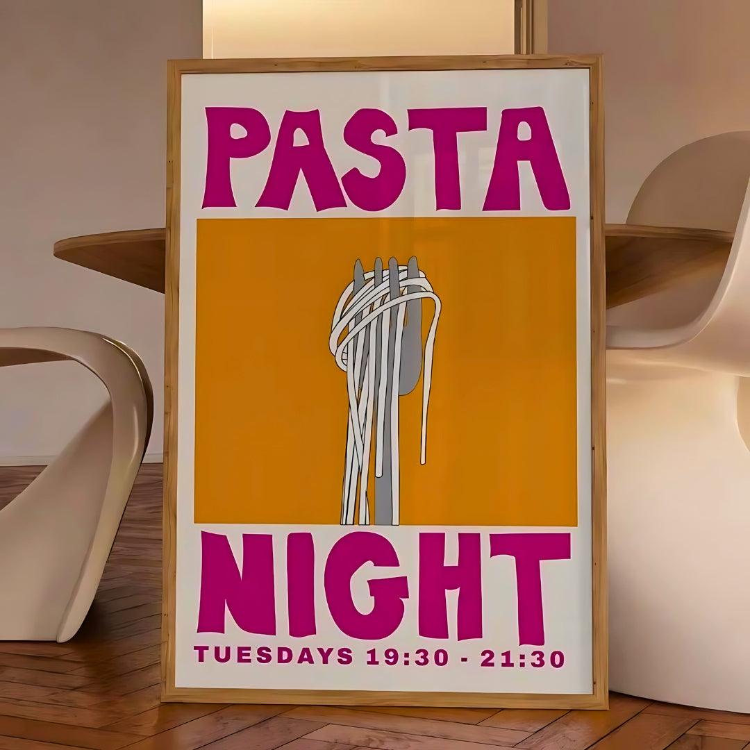 Poster Pasta Night – Popbox Home Design